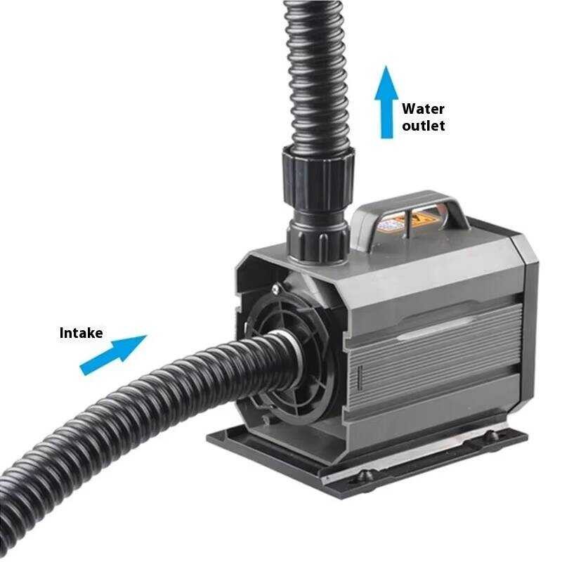 Small Household ABS Plastic Rectangular Fish Pond Filter Pump Seafood ...