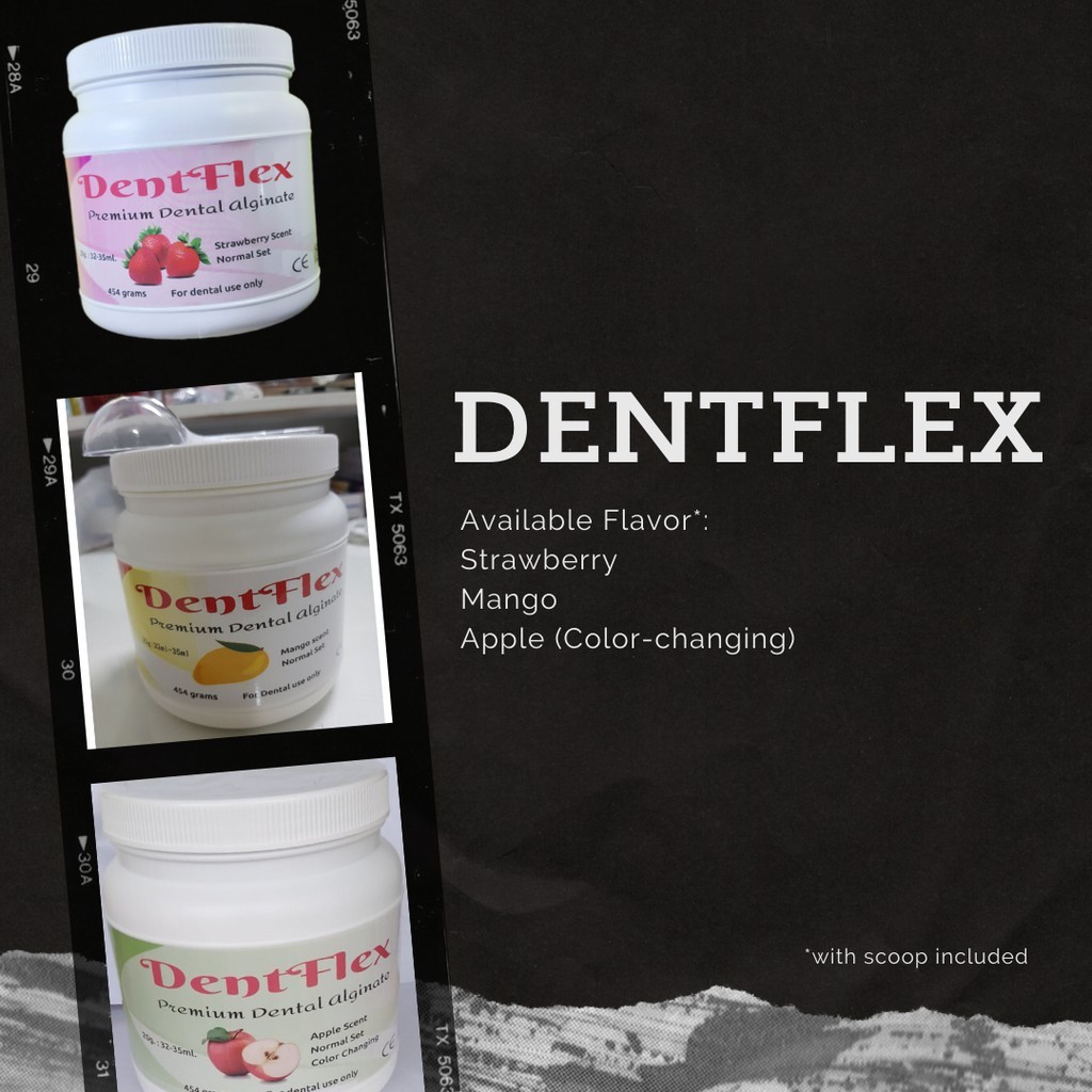 DentFlex Premium Dental Alginate 454g with free scoop (flavors: Apple ...
