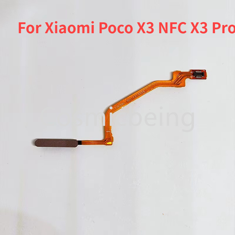 New Home Button Touch ID Fingerprint Sensor For Xiaomi Poco X3 NFC X3 ...