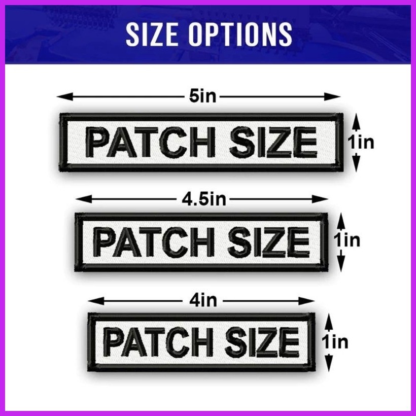 Personalized / Customized Embroidered Name Plate / Name Cloth / Name ...