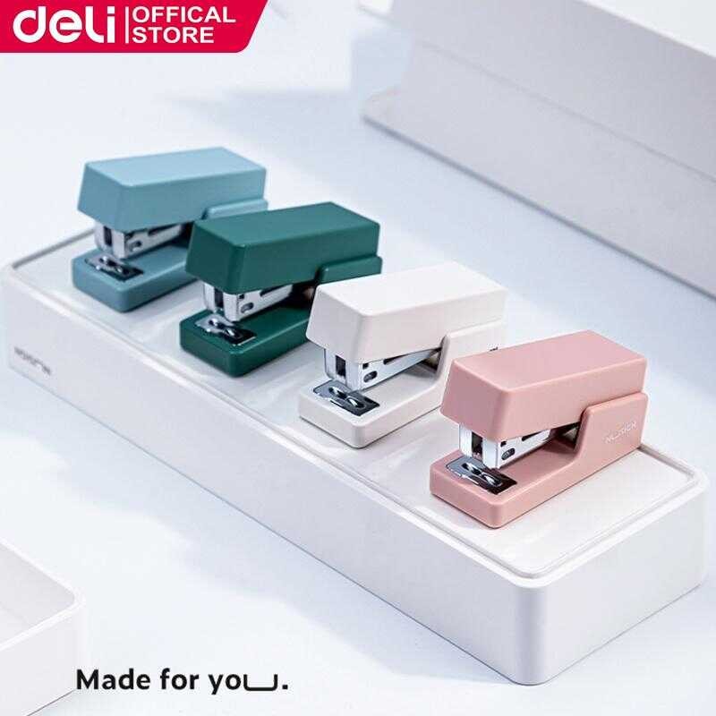 Nusign By Deli Mini Stapler With Staples Cute Small Office & School ...