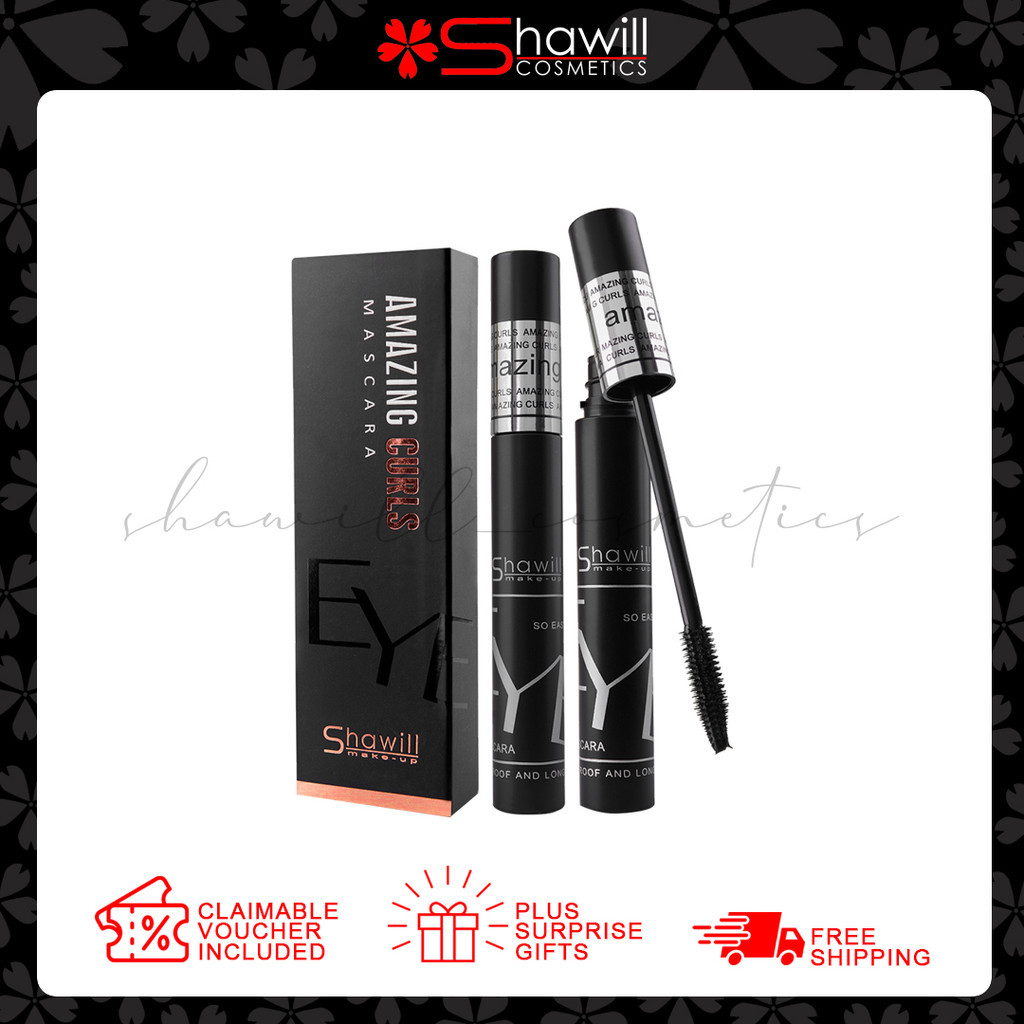 Shawill Mascara 8g Amazing Curls Eye Makeup Waterproof Long Lasting ...