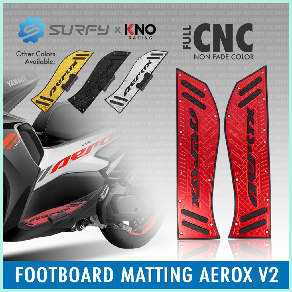 SharkPower Aerox V2 Footboard Matting With Slider New Design CNC ...