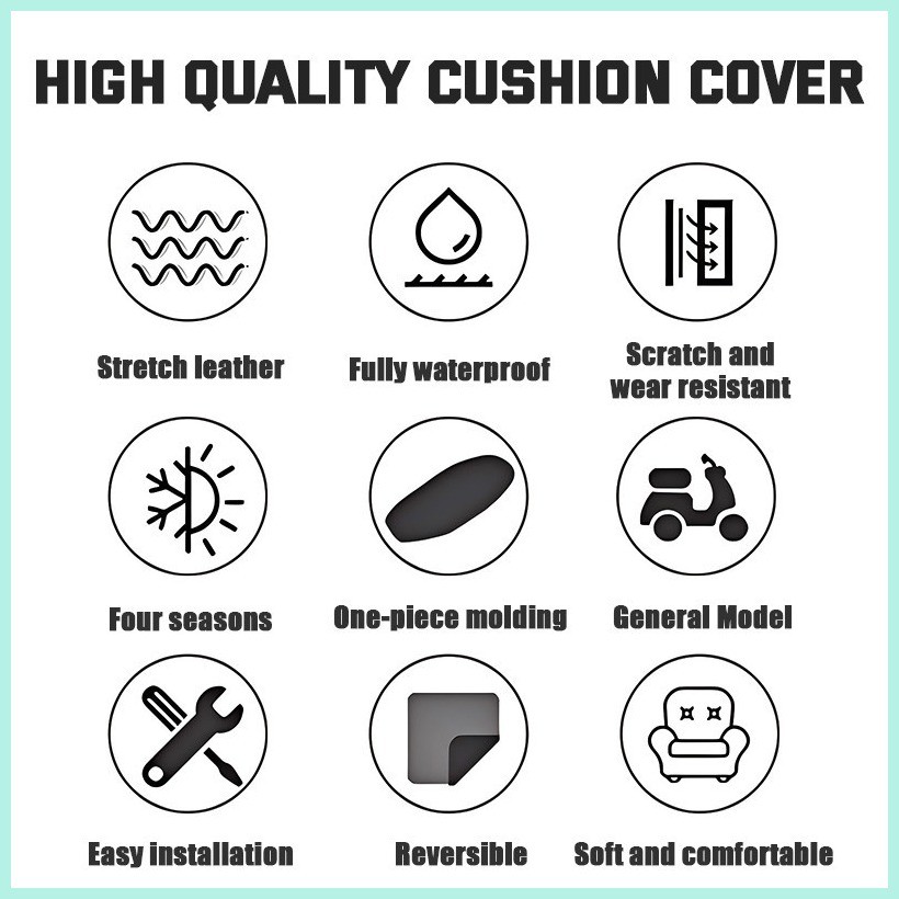 MOTOR SEATCOVER UNIVERSAL FOR ALL MOTOR TYPES Sustainable Design Cover ...