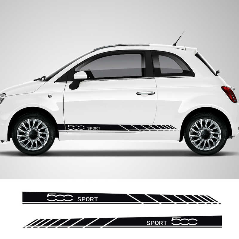 Door Car Side Stickers Para Sa Fiat 500 500X 500C 500E Prezzo Vinyl ...