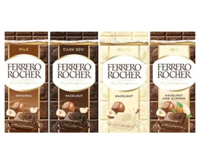 FERRERO ROCHER tsokolate bar (Hazelnut / White) 90g | Shopee Philippines