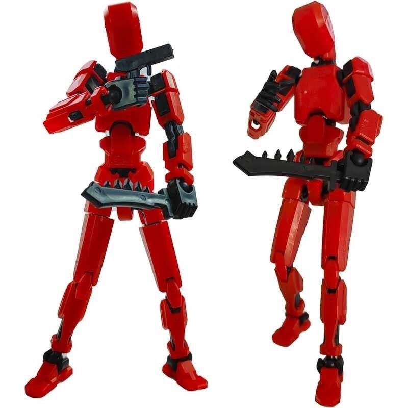 3D Printed Multi-Joined T13 Figures, T 13 Movable Articulated Robot ...