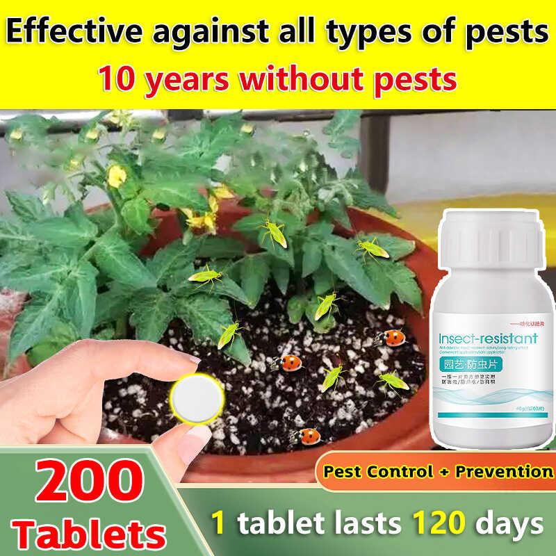 200 Tablet Fungicide Insecticides Bug Spray Aphids Mites [Unk] Thrips ...