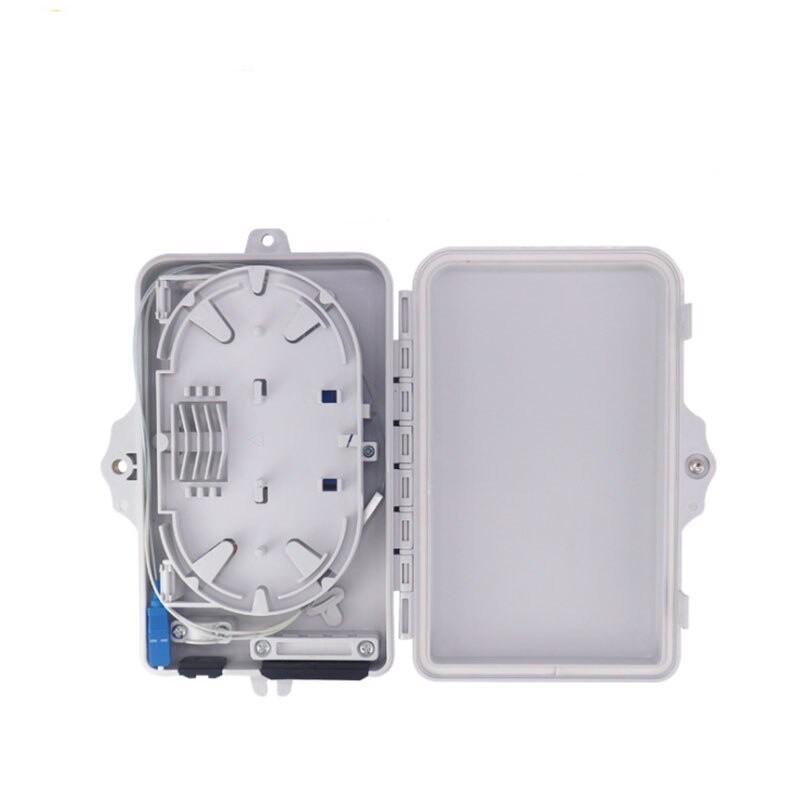 Wall mounted FTTH fiber distribution box 4-core fiber distribution box ...