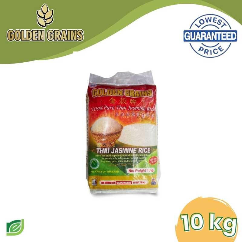 Golden Grains Thai Jasmine Rice 10kg | Shopee Philippines
