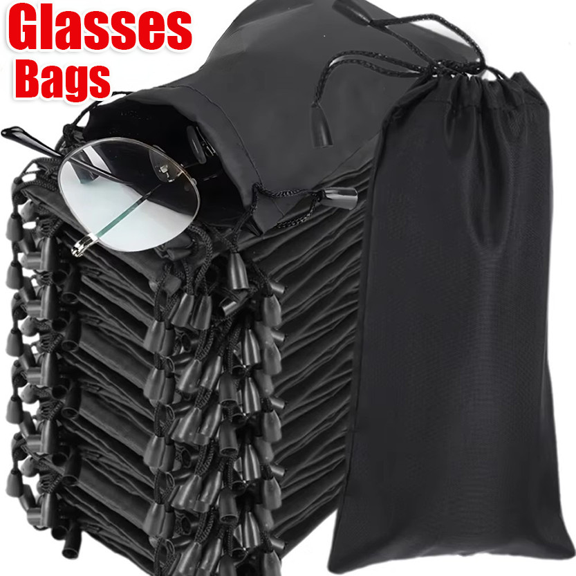 Waterproof Black Glasses Bags / Dustproof Sunglasses Storage Bag ...