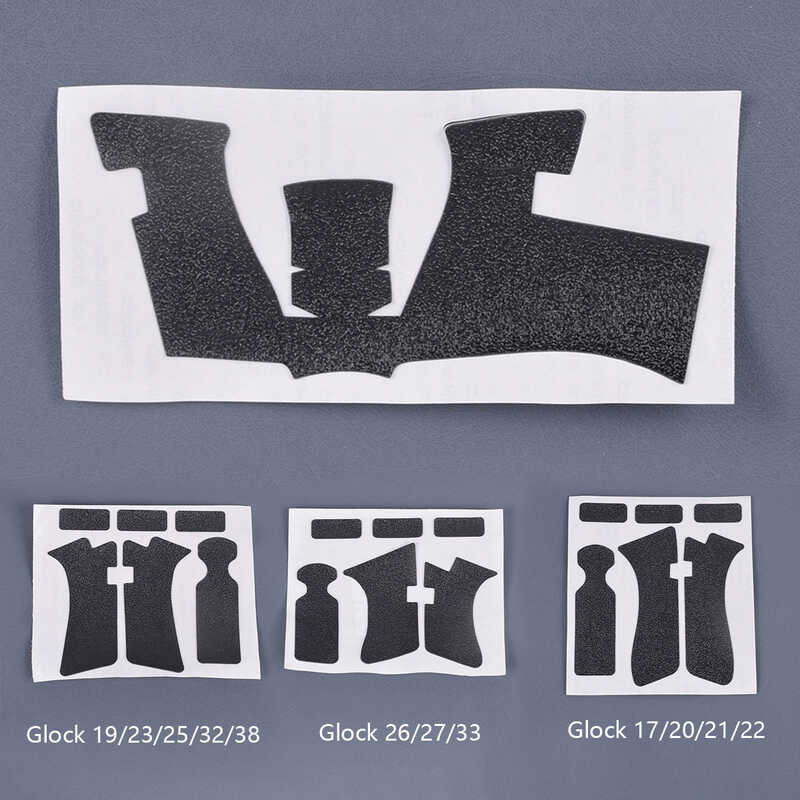 Non-Slip Texture Rubber Grip Wrap Tape Pistol Gun Glock 17 19 20 21 22 ...
