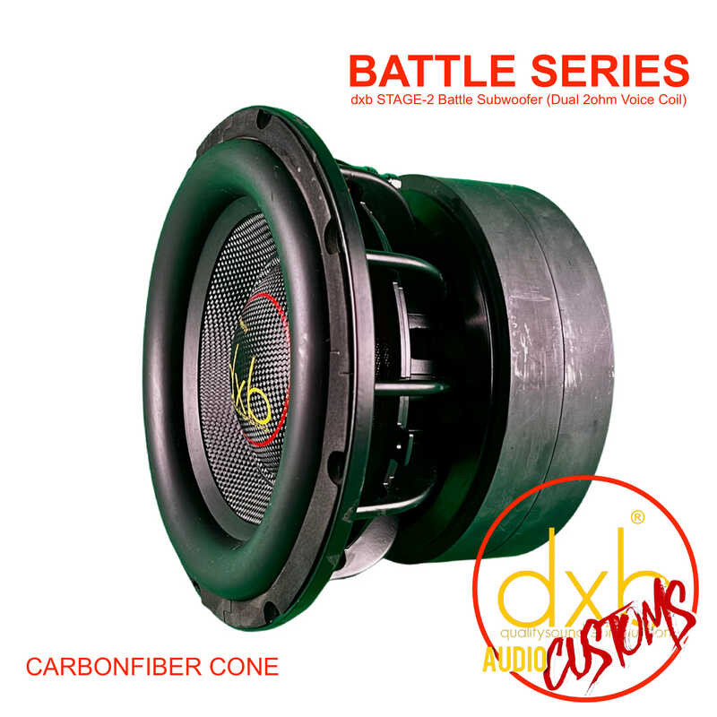 dxb BATTLE (Carbon Fiber) HIGH POWER Car Audio Speaker Stage 2 ...