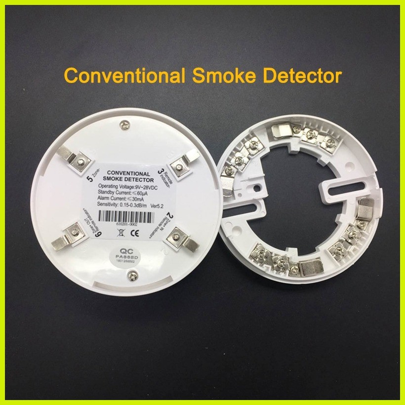 ۞ ♆ ☂ Conventional Fire Alarm Control System Smoke Detector 2 Wire ...