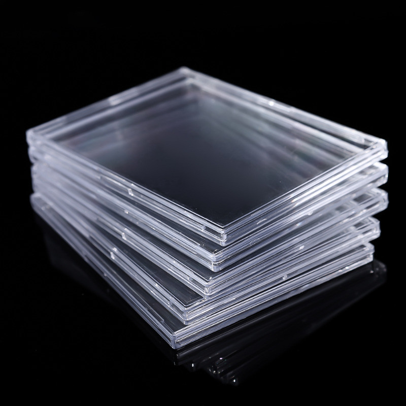 5Pcs Clear Hard Acrylic Card Case - Game Card Storage Holder ...