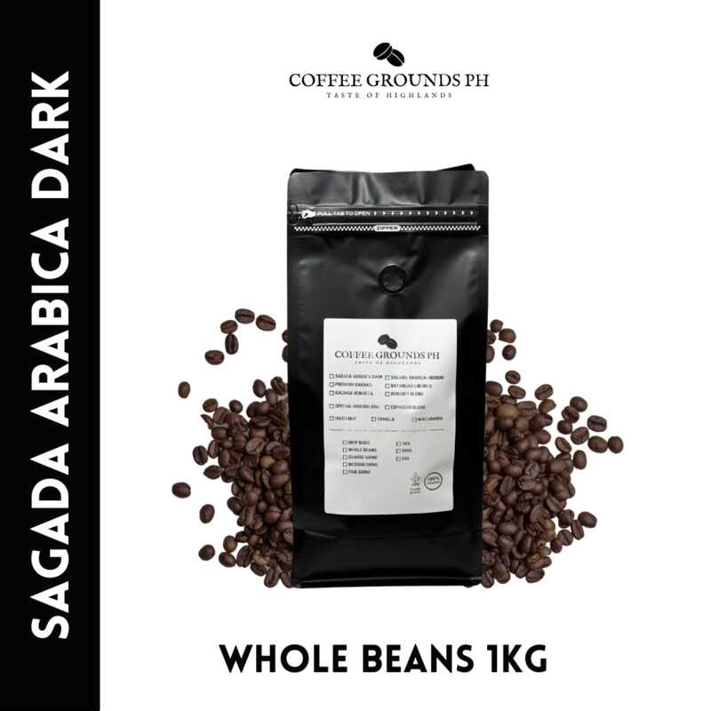 Beans - Sagada Arabica 1kg Dark Roast [UNK] Organic Coffee in ...