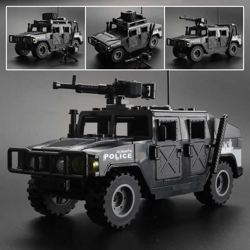 Ww2 Humvee Jeep 2 Modes Armored Vehicle Army Car Building Bloc Bric ...