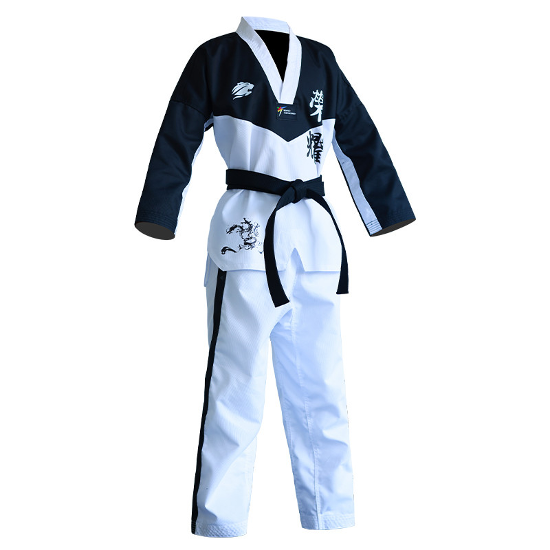 Top Quality Colored Taekwondo Uniform For Adult Child Teenagers Poomsae ...
