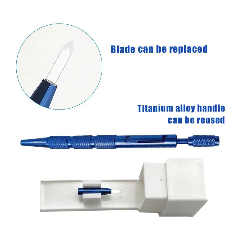 Sapphire Blade Hair Implant Pen Hair Follicle Implanting Blade Sapphire ...