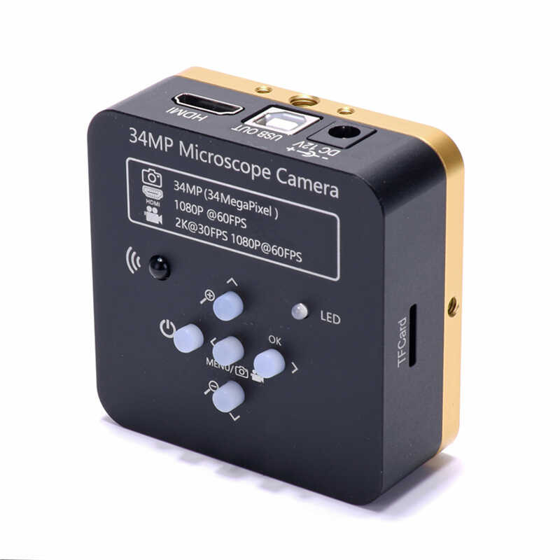 CCD 100X HAYEAR C-Mount Zoom Lens 56LED Light 34MP USB HDMI Digital ...