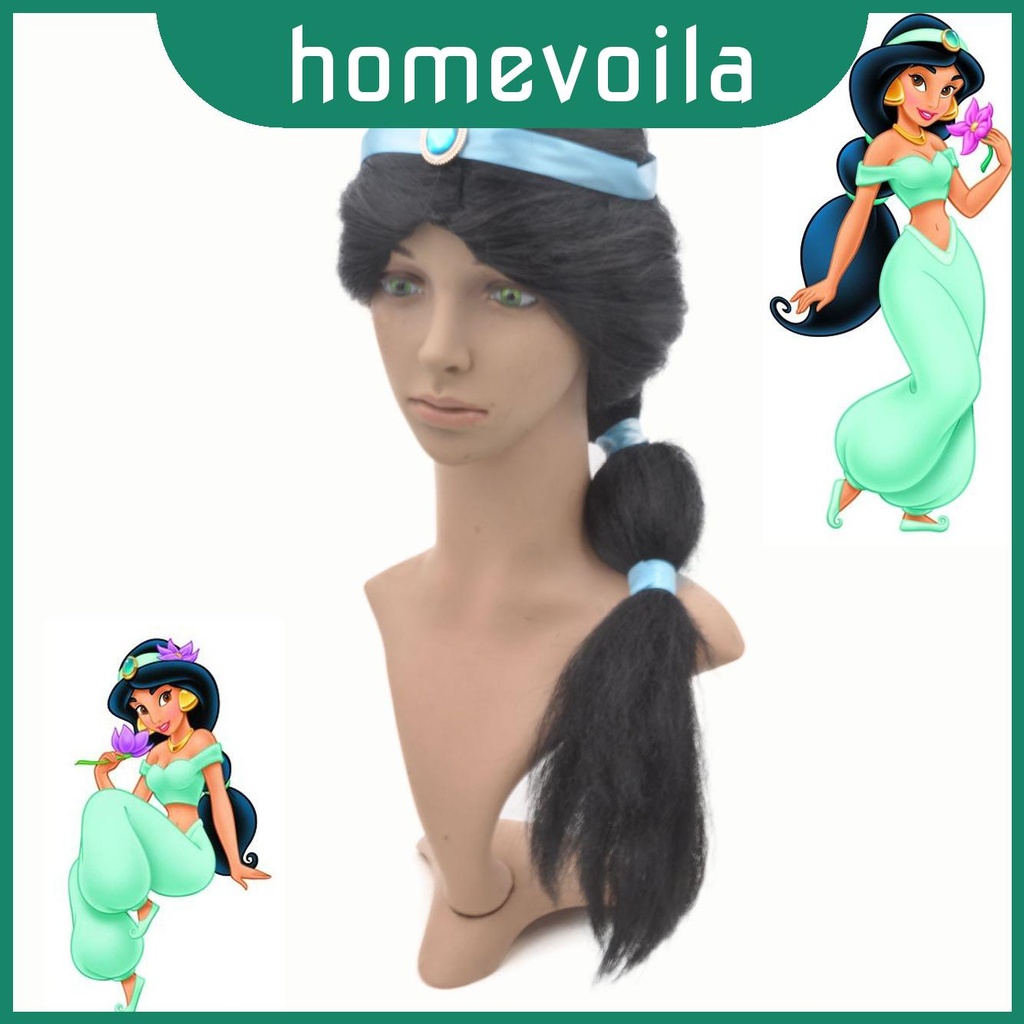 Wig Aladdin Kids Jasmine Princess Wig Arabian Diss Princess Cos Wig ...