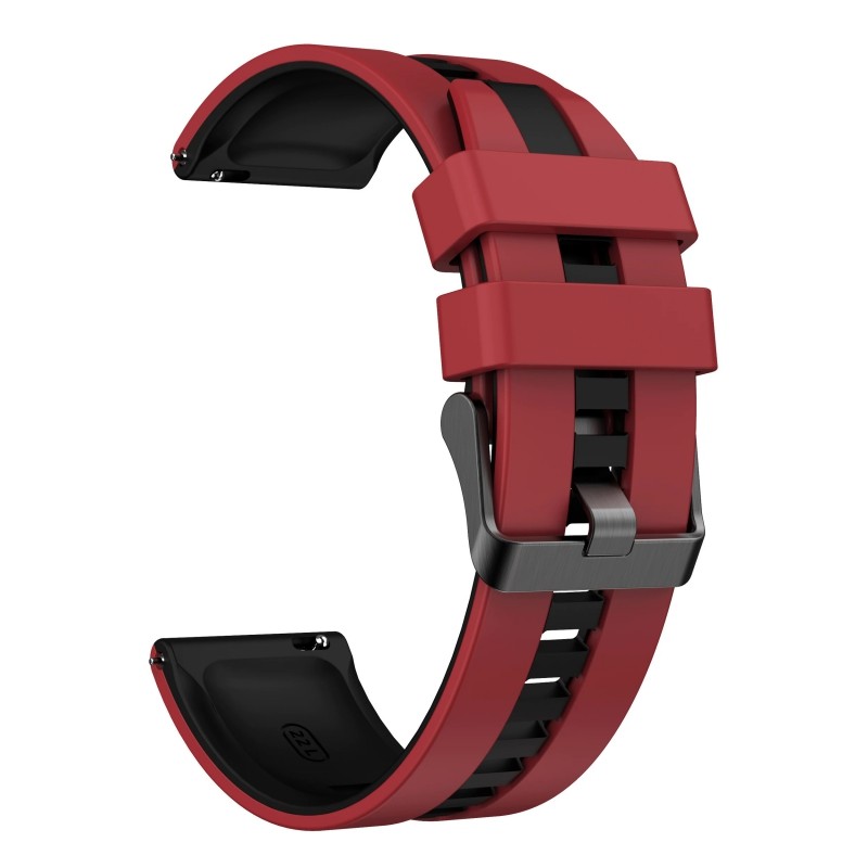 22mm Strap for Huawei Watch GT 5/gt4/gt3 46mm Two Toned Soft Silicone ...
