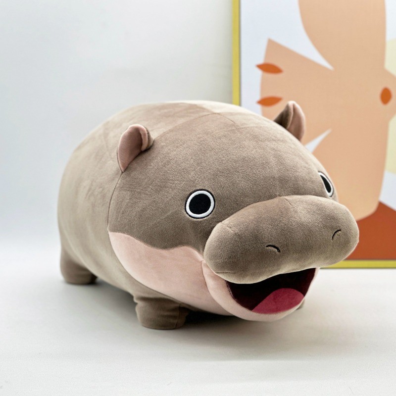 Kawaii Moo Deng Plush Toy Cute Bouncing Pig Plush Doll Fun Moo Deng ...