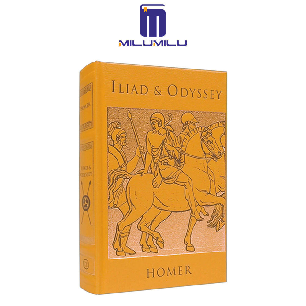 Iliad & Odyssey (Leather-bound Classics) Leather Bound by Homer ...