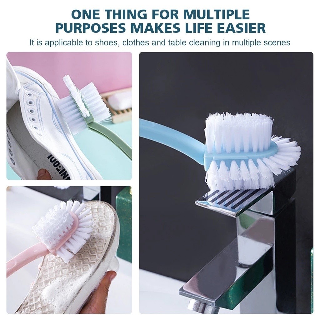 COD Multi-Functional Creative Five-Sided Shoe Brush, Double-Sided No Dead Corner Shoe Washing ...