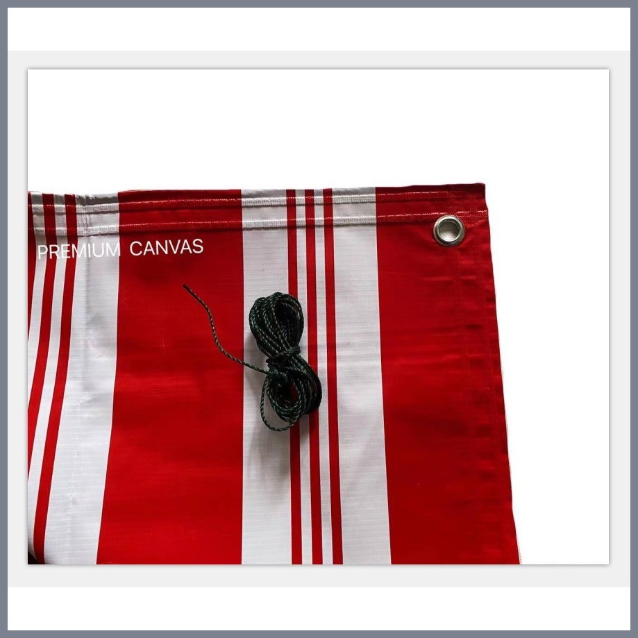 6FTx10FT Trapal Stripe Lona Tarp for sunshade and rain, Tarp Roll up ...