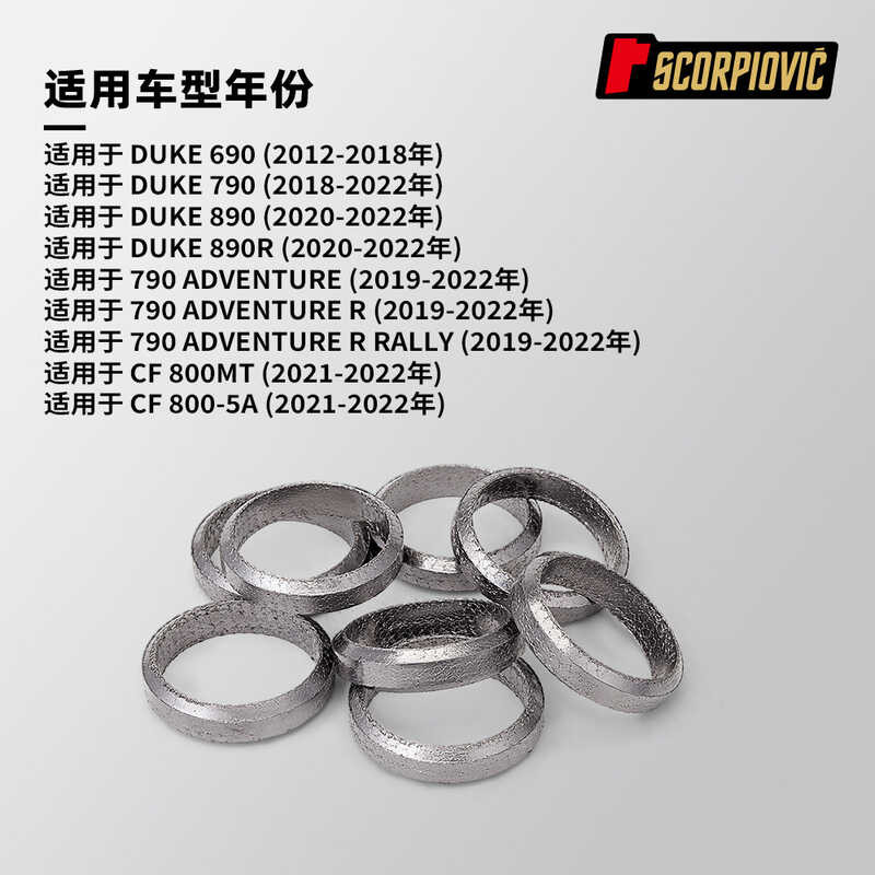 Motorcycle Exhaust Pipe Graphite Pad 790ADV 890 Duke 790 Duke 690 ...