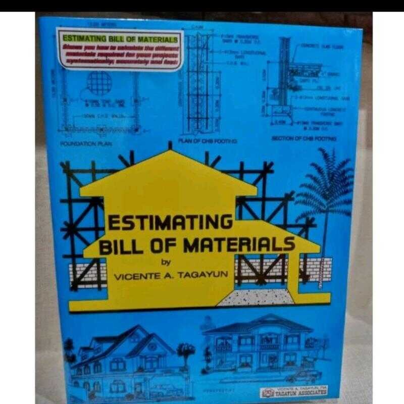 Estimating Bill Of Materials By Vicente A. Tagayun | Shopee Philippines