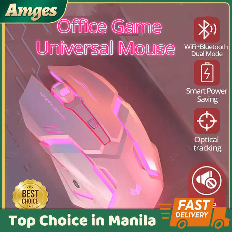 Gaming Wireless Mouse Rechargeable Mouse Optical USB PC Laptop G Slient ...