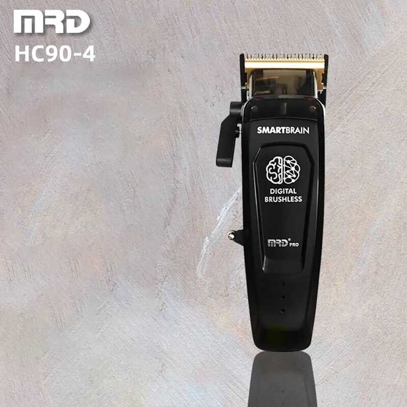 MRD HC-90-4 Smart Brain Hair Clipper Men's Professional Full Metal Lift ...