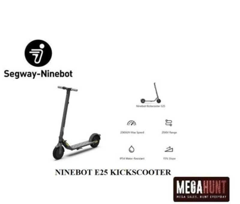 Segway Ninebot E25a Electric Scooter (300W, 25Km Range Distance, 25Km/H ...