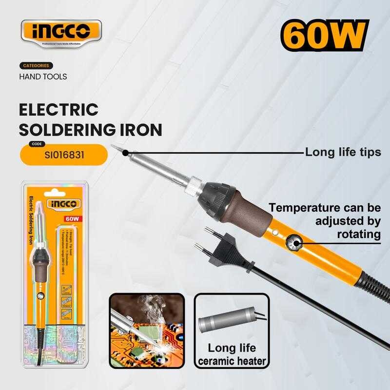 Ingco Electric Soldering Iron Si016831 (Iht) | Shopee Philippines