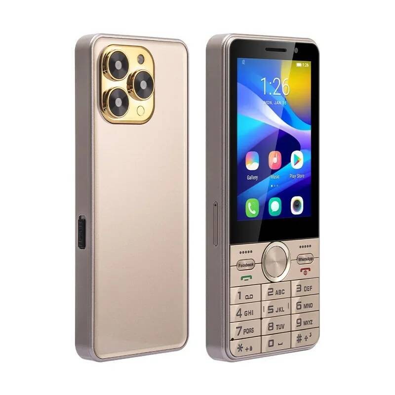 HOPE UNIWA XS17 4G Touch Screen Keypad Phone 3.5 Inch Android 8.1 Dual ...