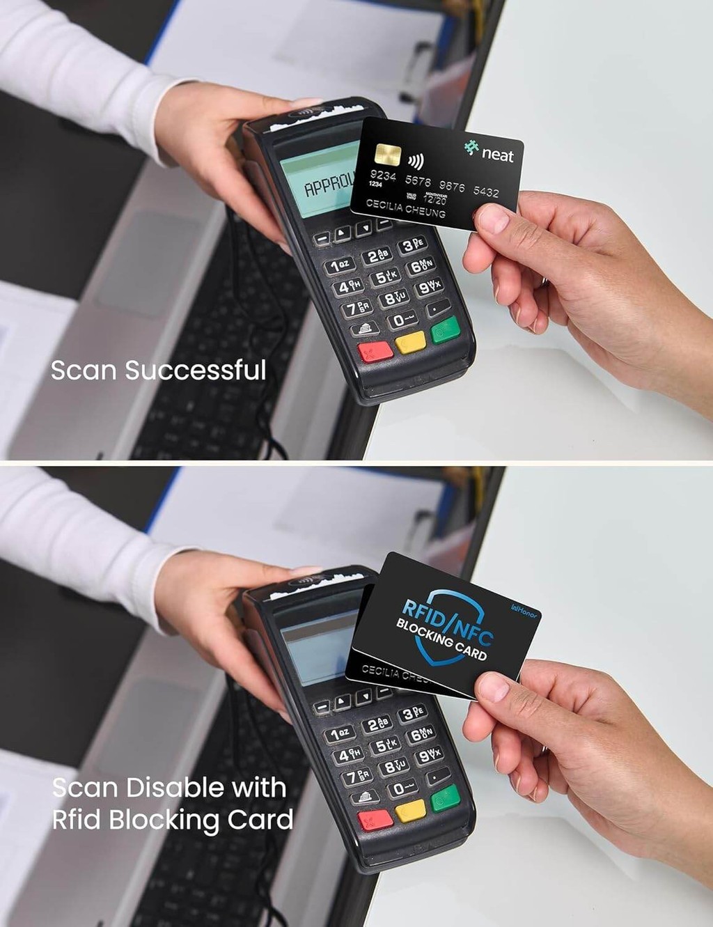 RFID Blocking Card 6 Pack, Bank Debit Credit Card Protector, Anti-Theft ...