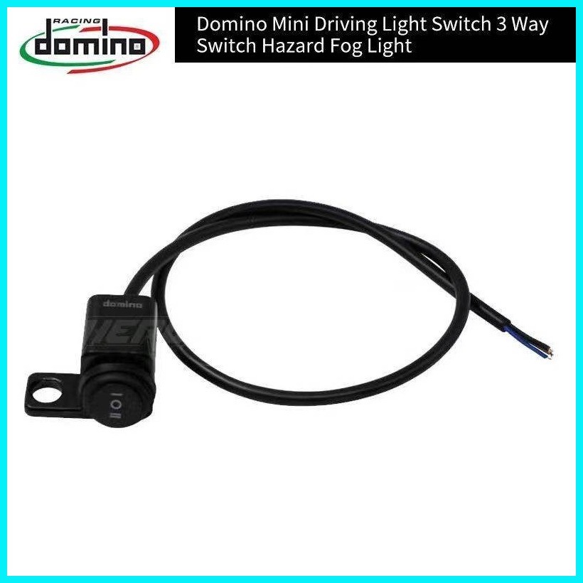 Motorcycle Mini Driving Light Mirror Mount Switches 3 Way Switch Hazard ...