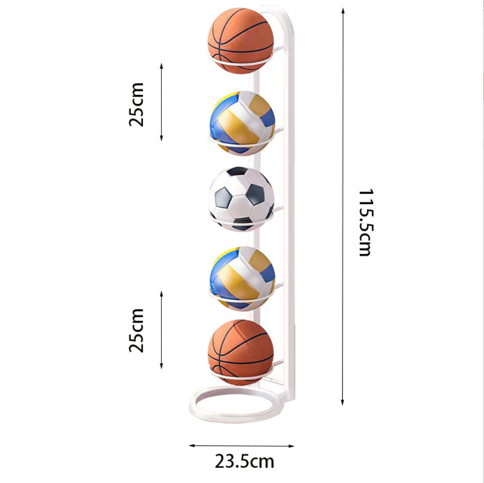 5-layer basketball storage rack, football volleyball rugby stand ...