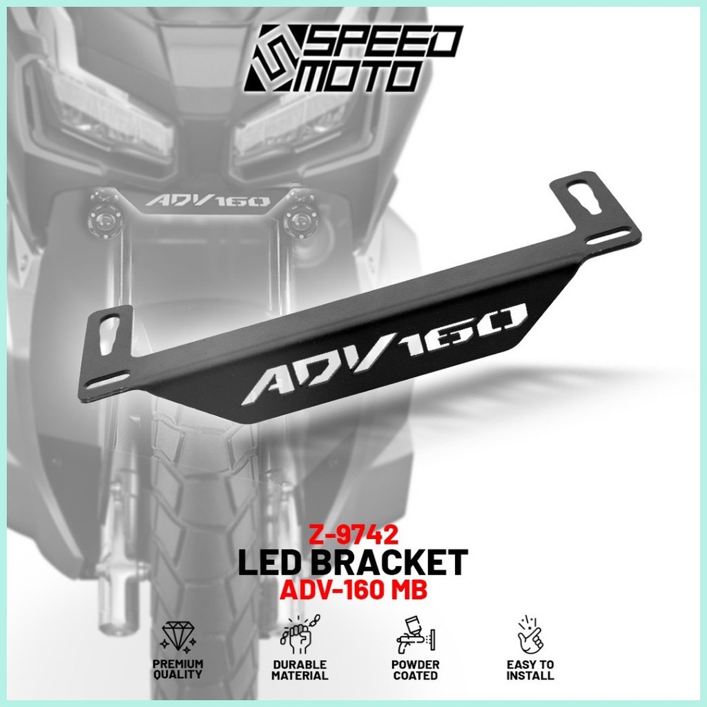 HONDA ADV 160 HEAVY DUTY MINI DRIVING LIGHT LED BRACKET FOR HONDA ADV ...