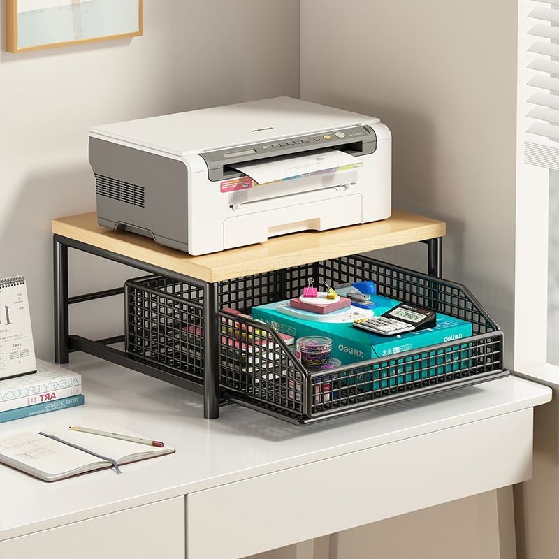 pHOT!! Printer Storage Rack Desktop Small Drawer Multifunctional A4 ...