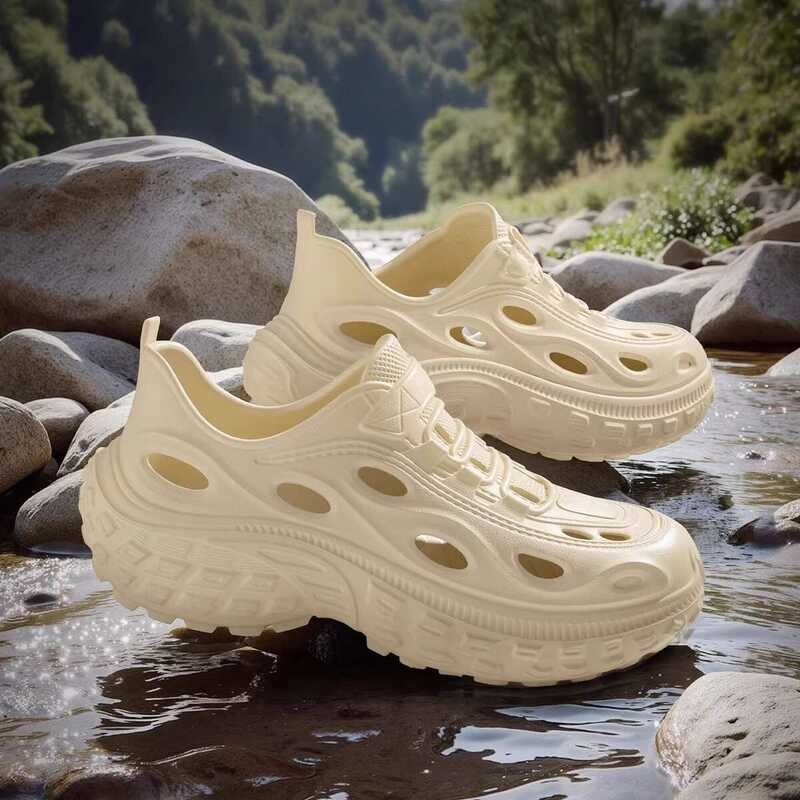 Waterproof Clogs Summer Outdoor Thick Sole, Odor-Free, Non-Slip, Beach ...