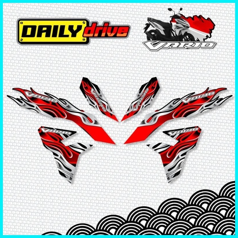 Honda Click V3 Indo Fire Inspired Decal Sticker | Shopee Philippines