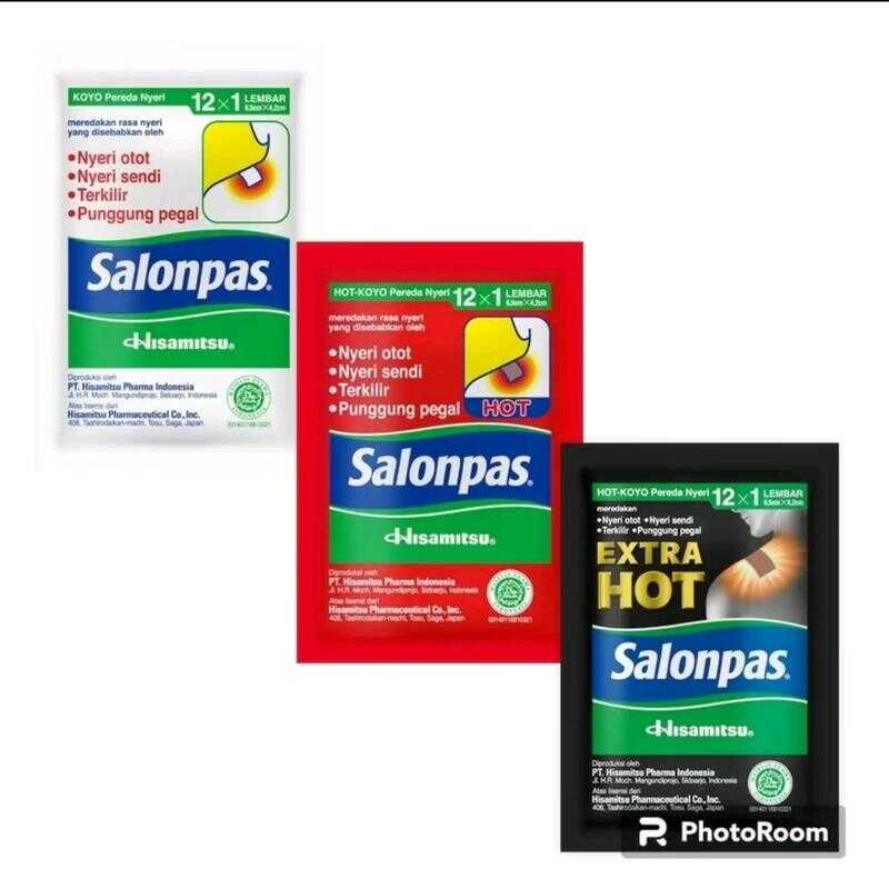 SALONPAS HITA MITSU WARMING PATCHES MADE IN INDONESIA CLASSIC ,Red HOT ...
