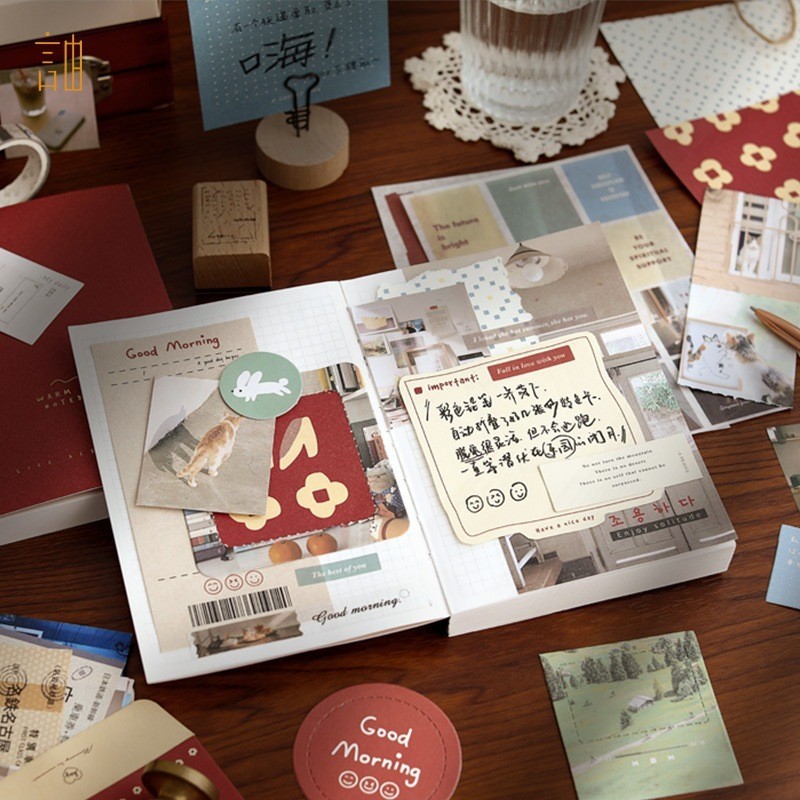 【155pcs】Journal Kit Set Gift Box/Agenda Set Pack/Cute notebook/cute ...