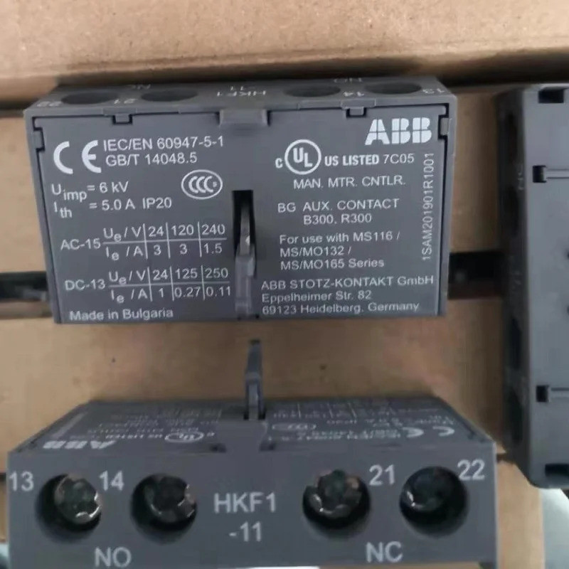 Original ABB MS116 series Motor Protection Circuit HKF1-11 HK1-11 HKF1 ...