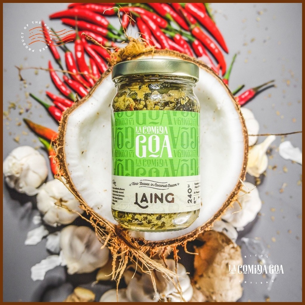 ♣ La Comida Goa Authentic Laing (Dried Taro Leaves in Coconut Cream ...