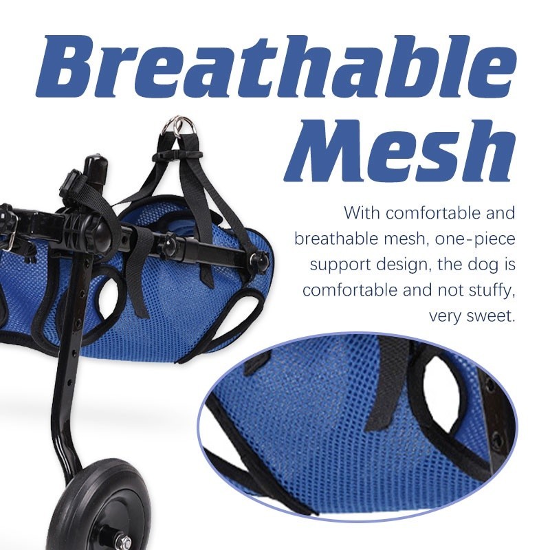 HamshMoc Adjustable Dog Cart Lightweight Dog Wheelchair for Back Legs ...