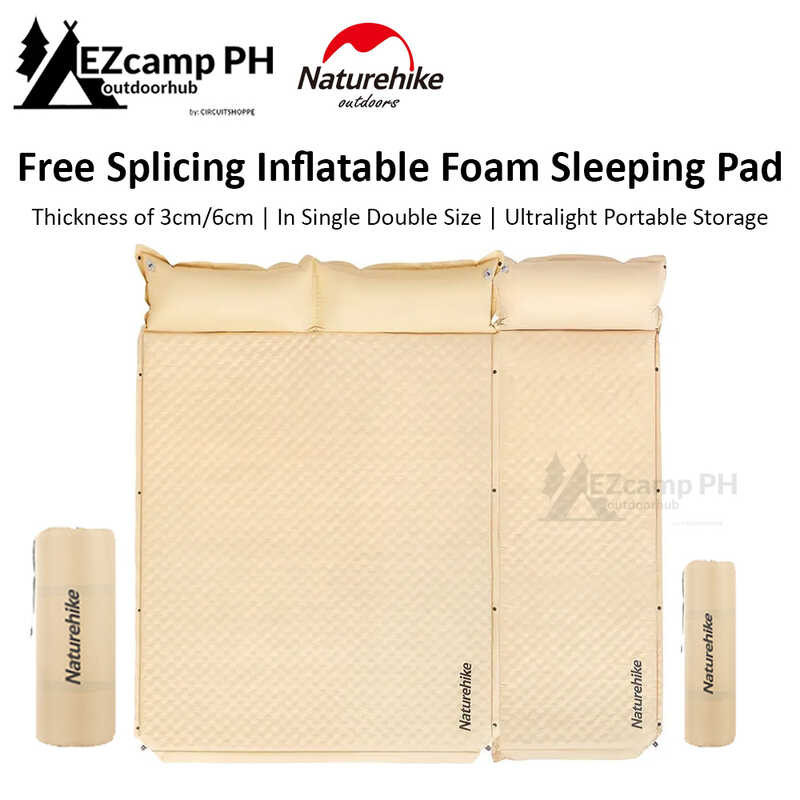 Naturehike Free Splicing Inflatable Foam Sleeping Pad 3Cm 6Cm Single ...
